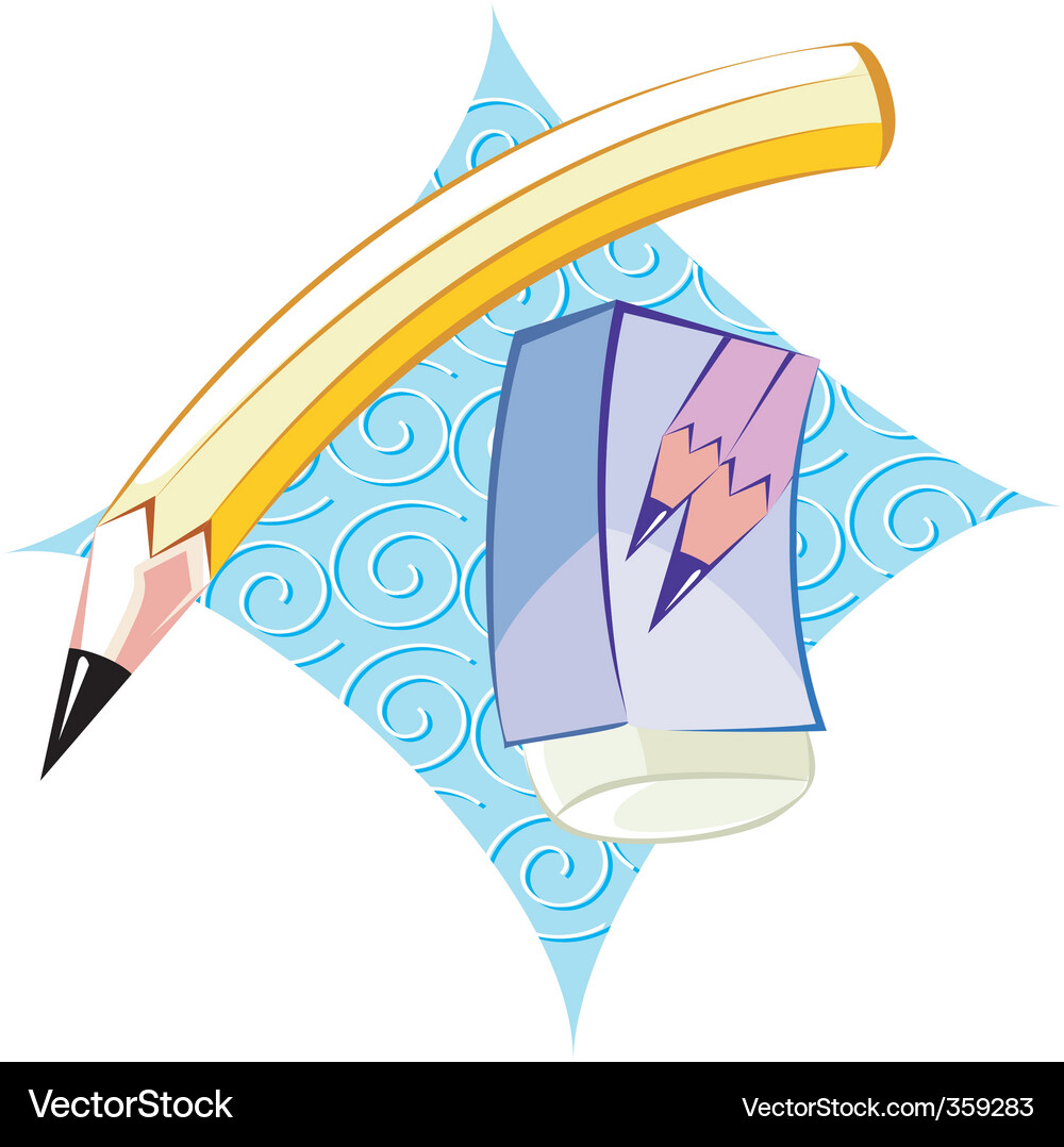 Eraser Royalty Free Vector Image - VectorStock