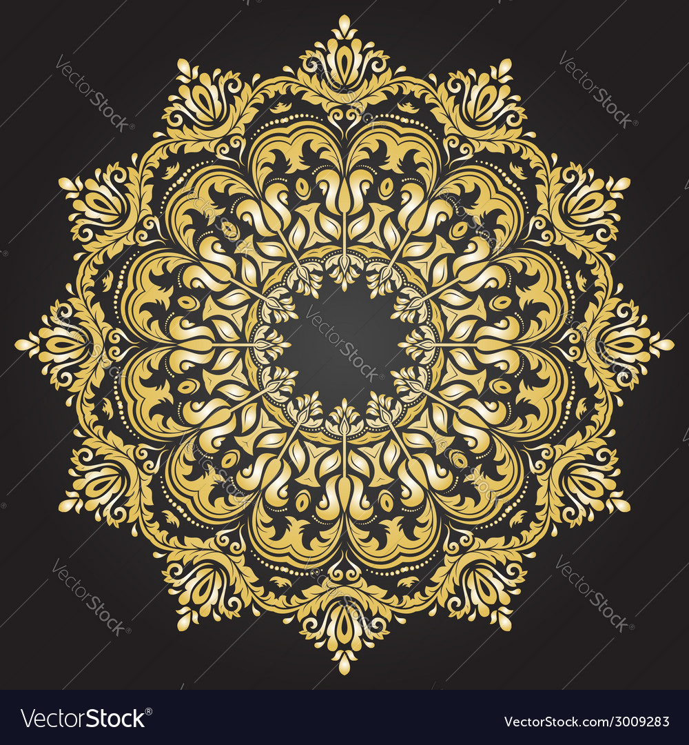 Orient pattern abstract background Royalty Free Vector Image
