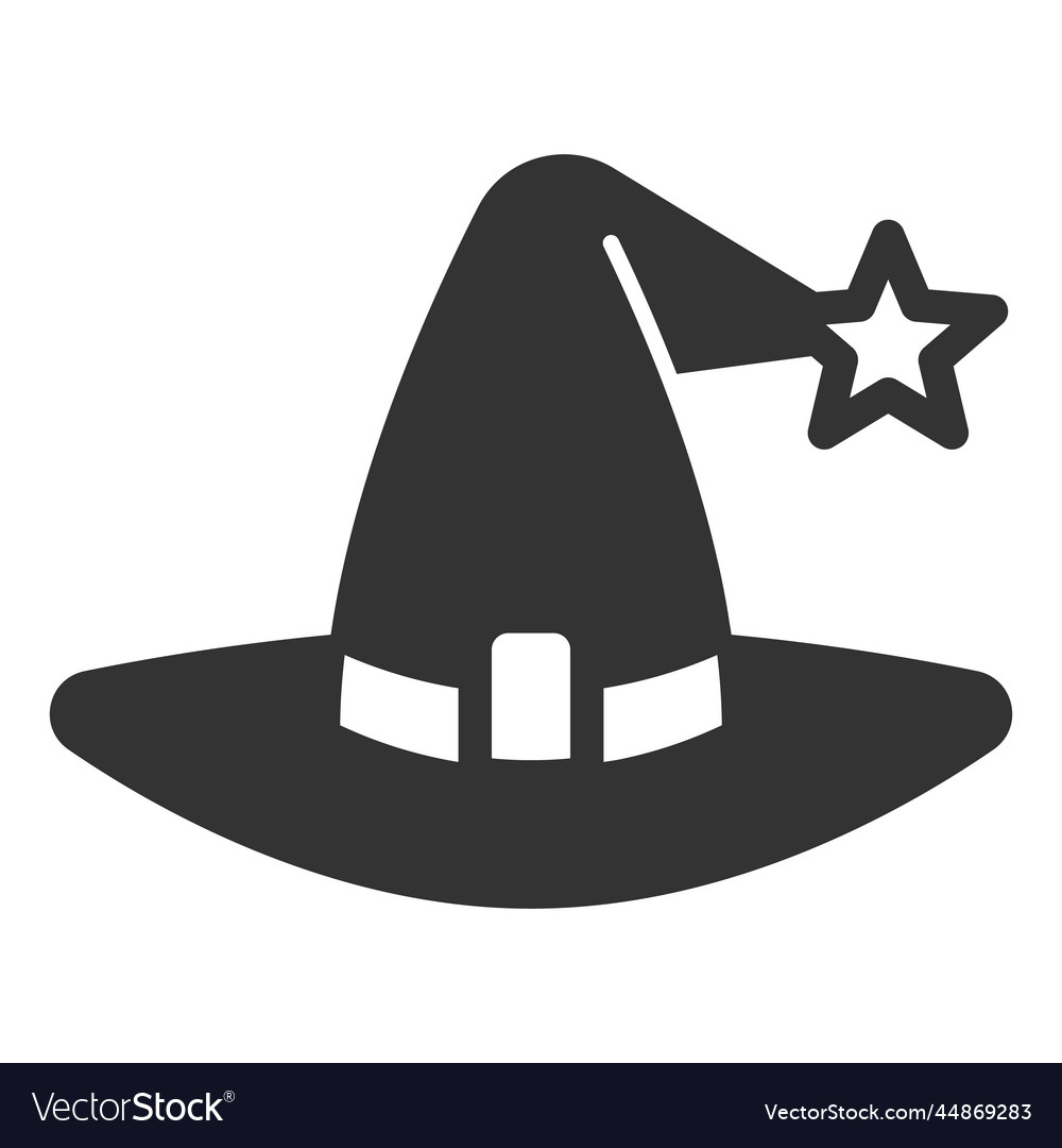 Wizard hat 1 Royalty Free Vector Image - VectorStock