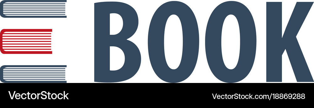 Book store logo education and emblem Royalty Free Vector