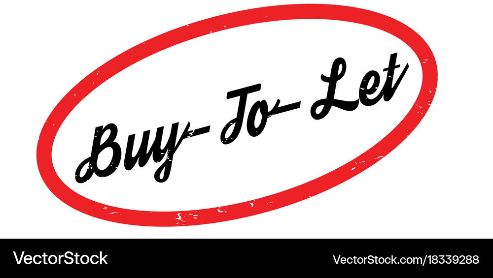 Buy-to-let rubber stamp Royalty Free Vector Image