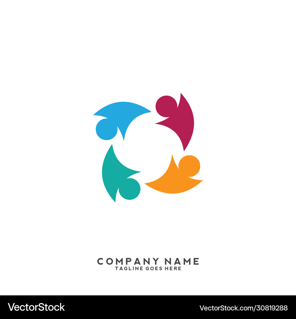 People community creative hub social connection Vector Image