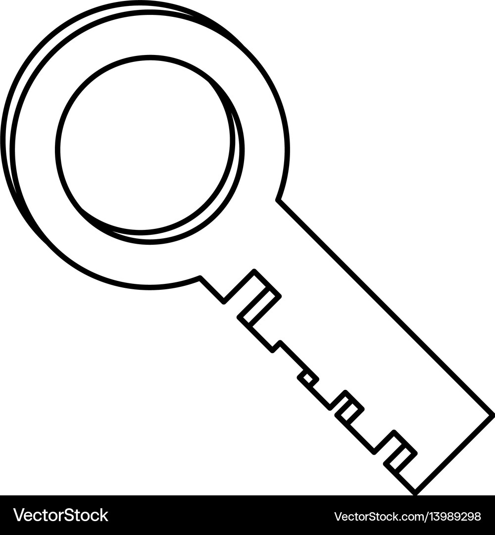 Key security golden Royalty Free Vector Image - VectorStock