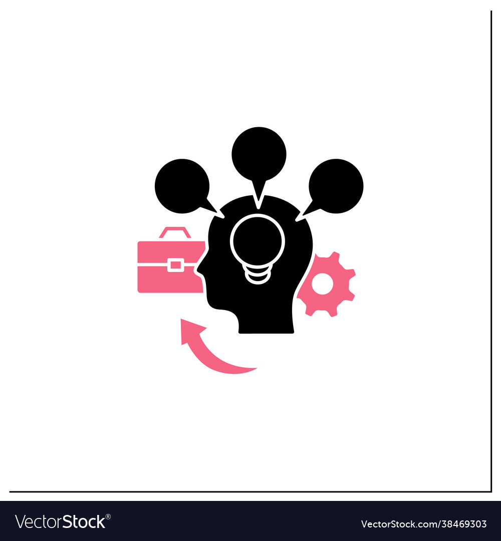 Accommodating glyph icon Royalty Free Vector Image