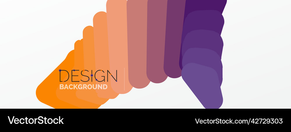 Background colorful shapes template wallpaper Vector Image