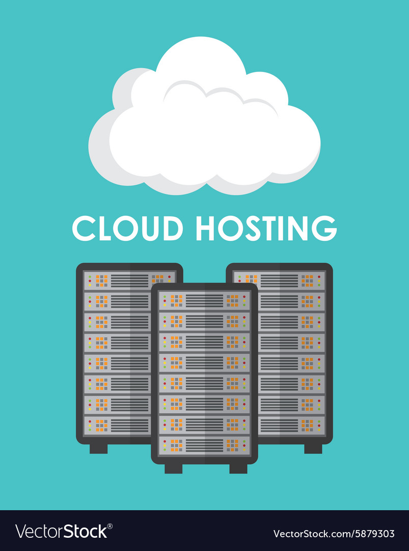 Database digital design Royalty Free Vector Image