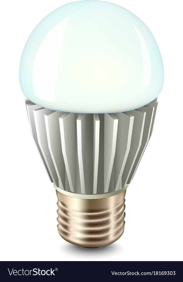Led lamp Royalty Free Vector Image - VectorStock