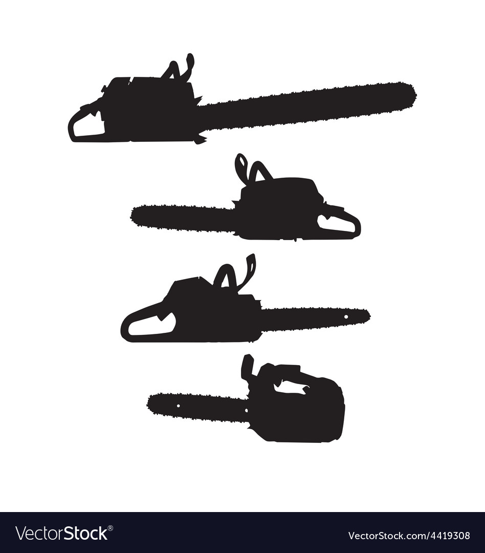 Chainsaw Royalty Free Vector Image - VectorStock