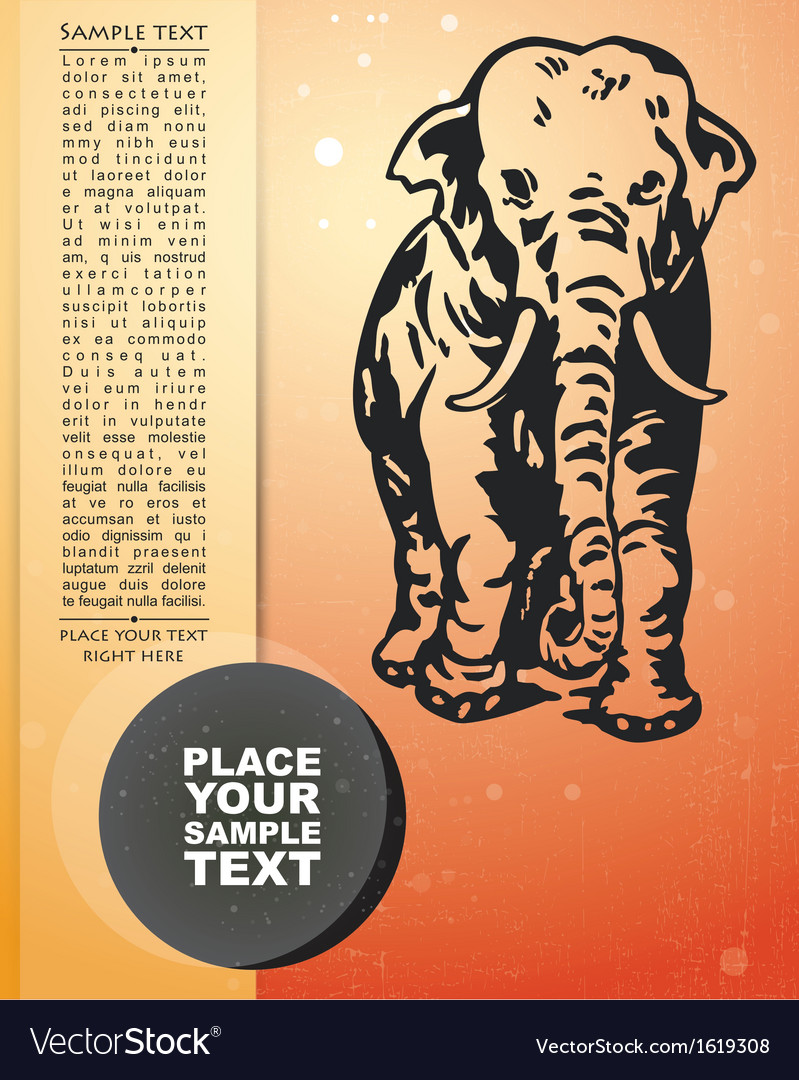 Elephant Royalty Free Vector Image - VectorStock