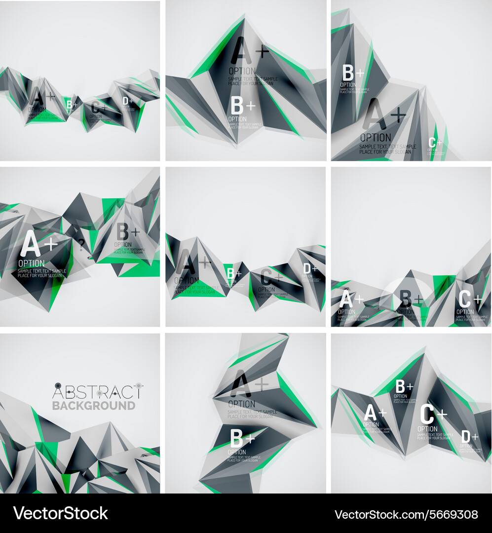 Geometric shapes in the air abstract Royalty Free Vector