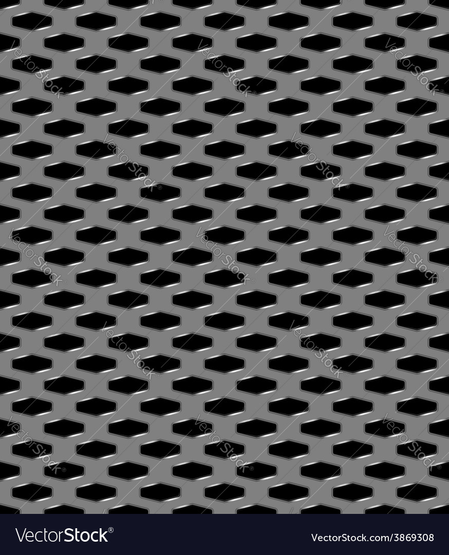 Metal grid seamless pattern Royalty Free Vector Image