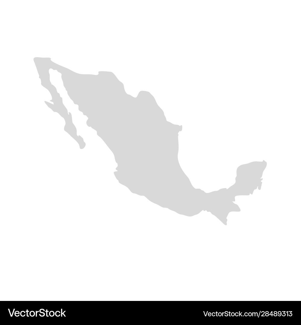 Mexico map icon country america Royalty Free Vector Image