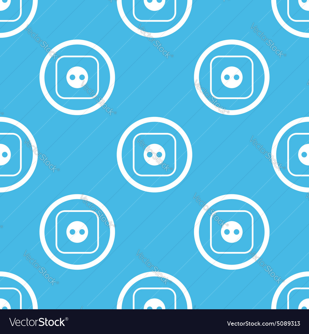 Socket sign blue pattern Royalty Free Vector Image