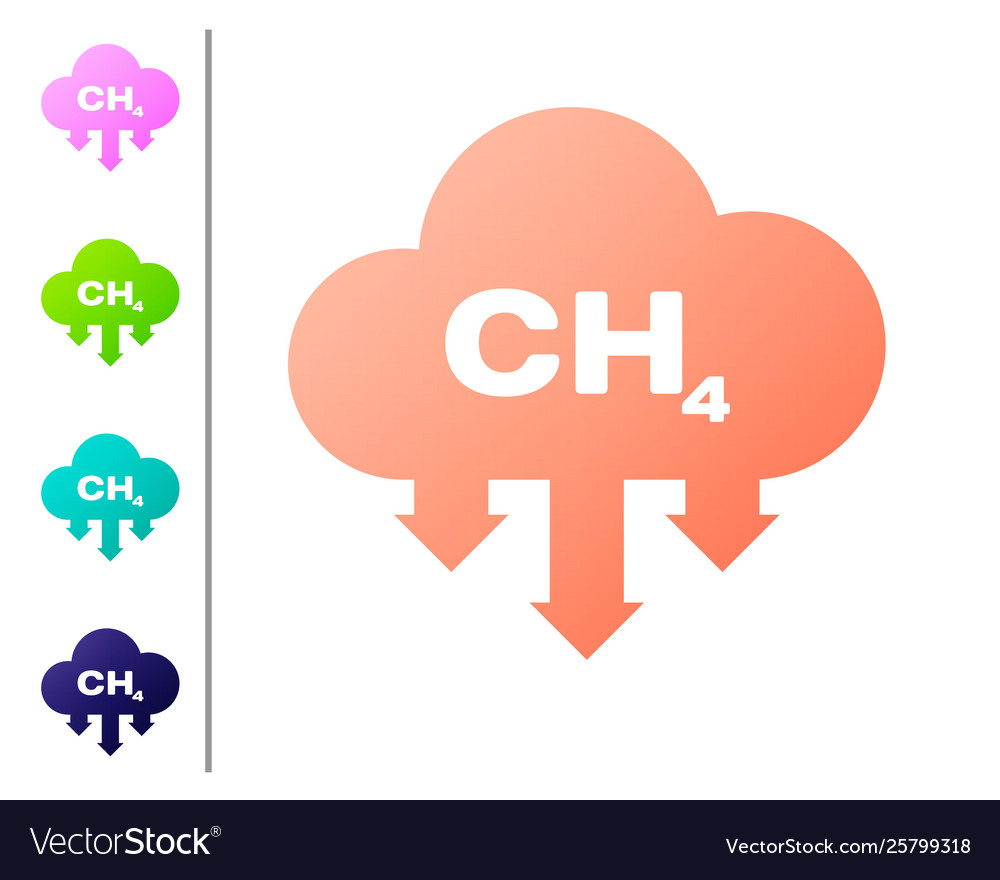 Coral methane emissions reduction icon isolated Vector Image Coral methane emissions reduction icon isolated Vector Image