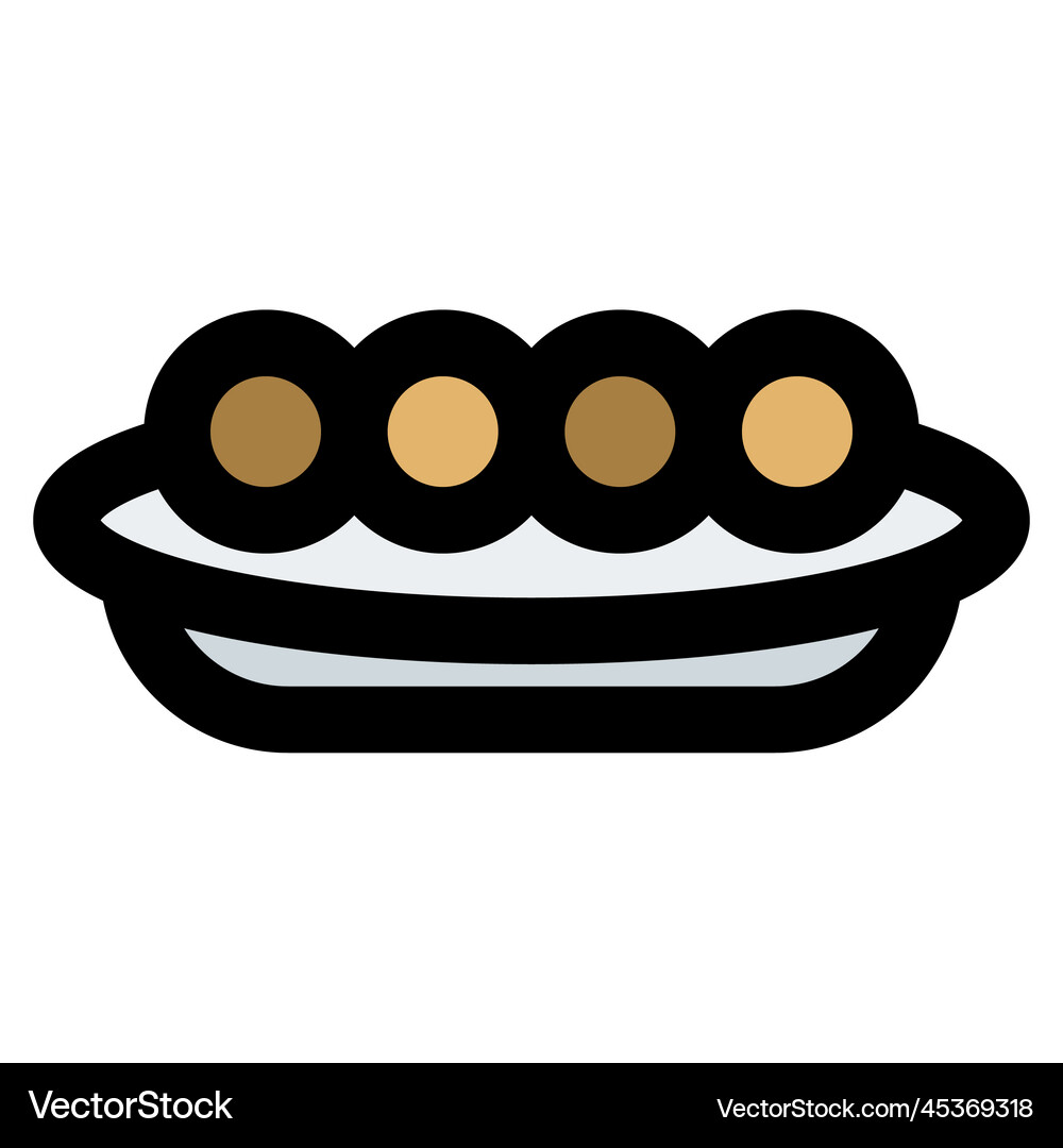 Hot and spicy chana masala Royalty Free Vector Image