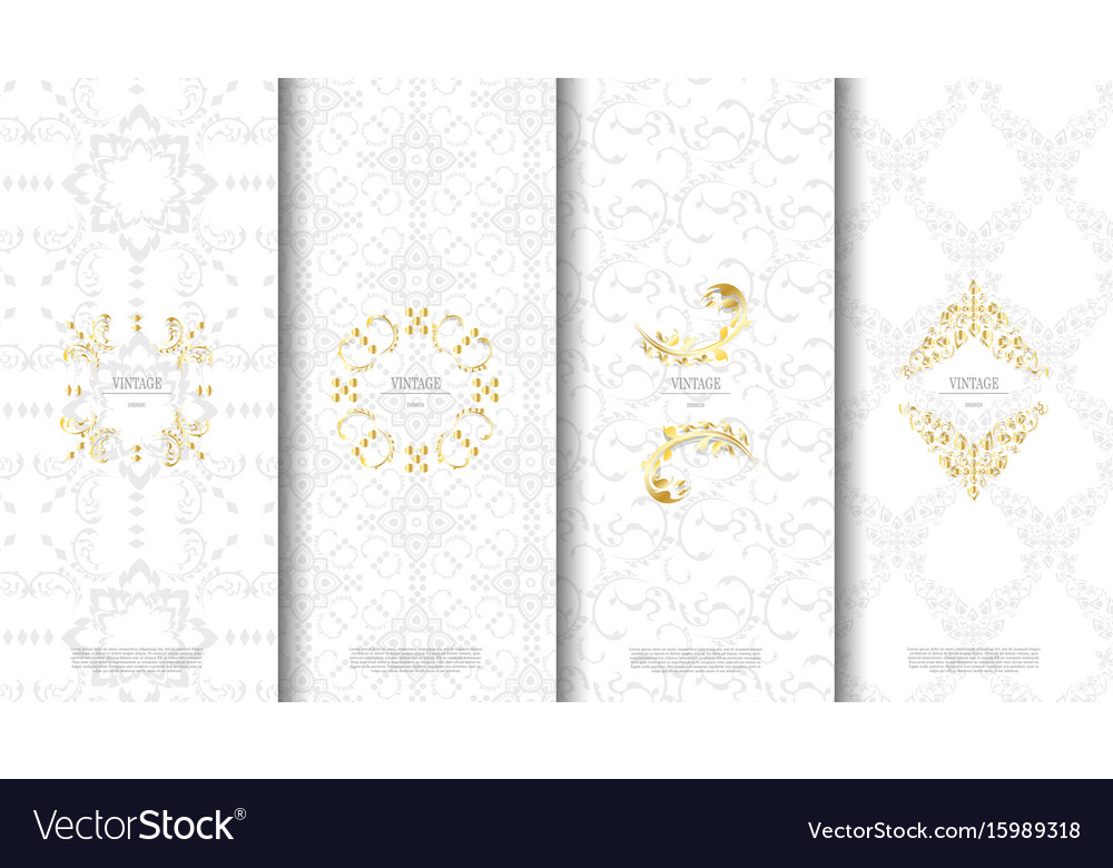Packaging exotic thai pattern element concept Vector Image