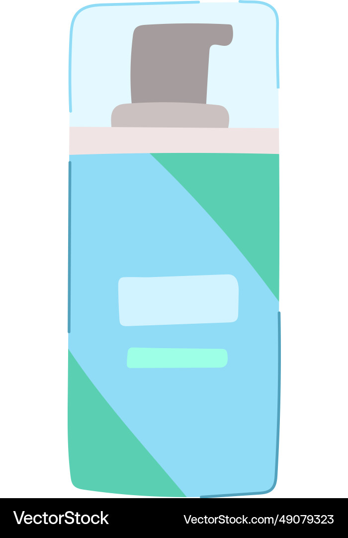 Care body cream cartoon Royalty Free Vector Image