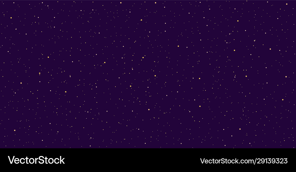 Detailed realistic night starry violet sky Vector Image