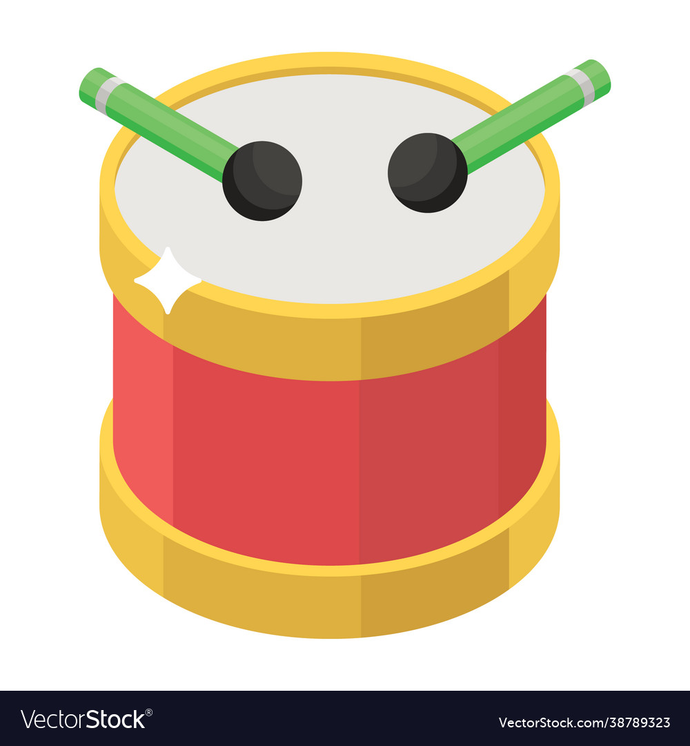 Drum Royalty Free Vector Image - VectorStock