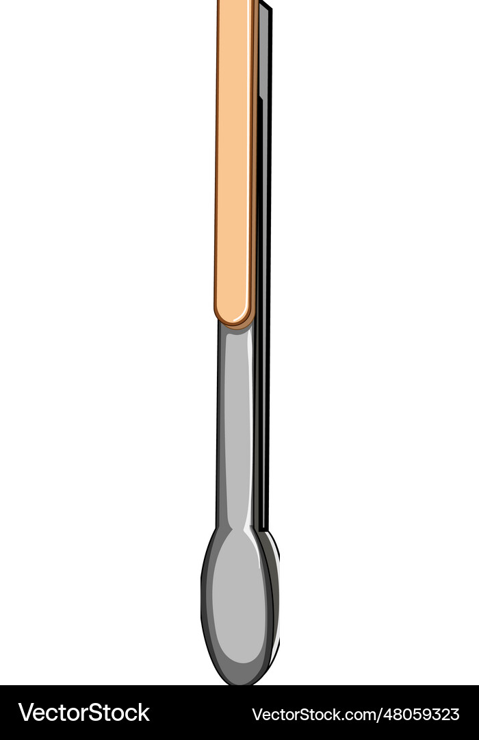 Ice tongs hand cartoon Royalty Free Vector Image