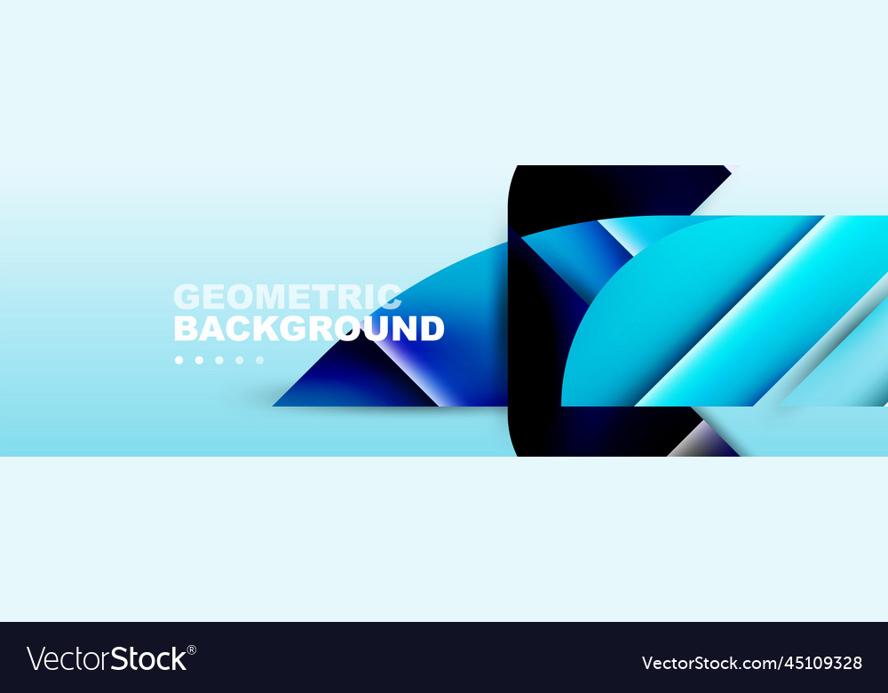 Abstract background with geometric elements Vector Image