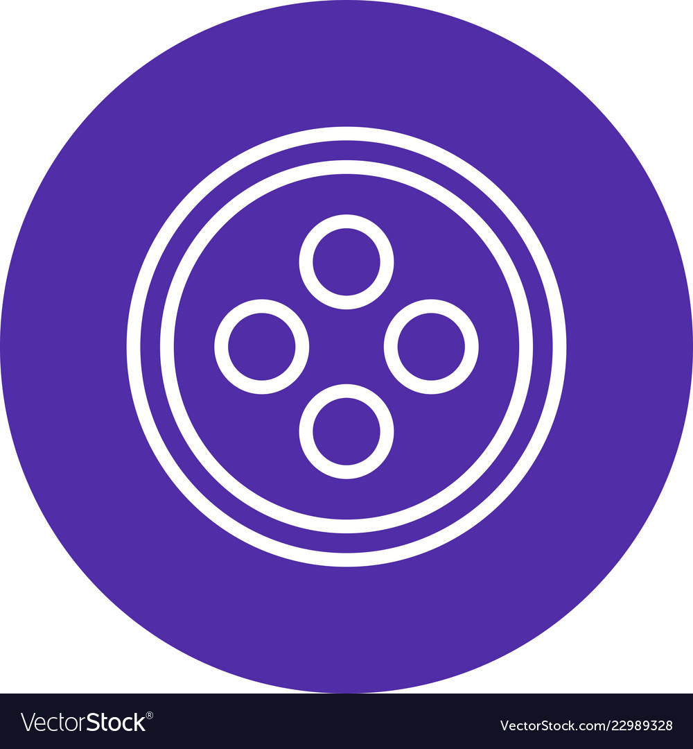 Button icon Royalty Free Vector Image - VectorStock