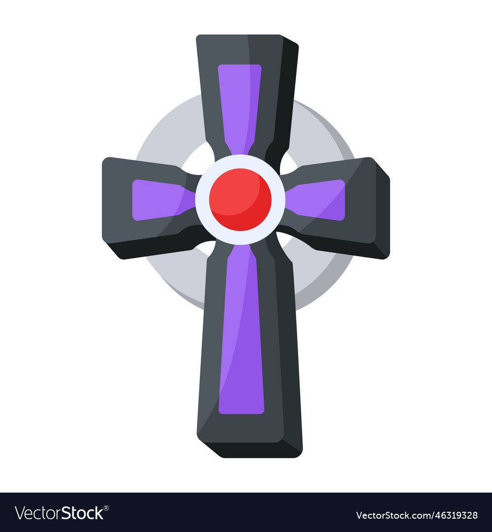 Gothic cross Royalty Free Vector Image - VectorStock