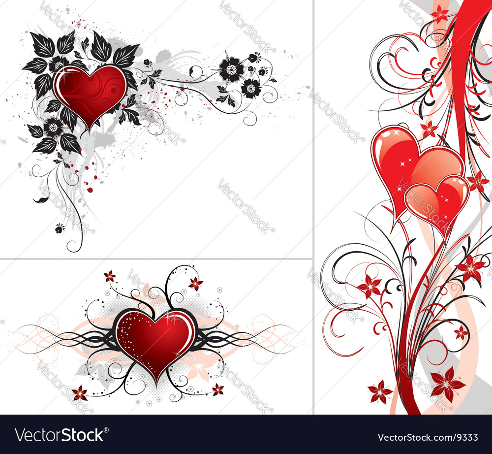 Background heart Royalty Free Vector Image - VectorStock