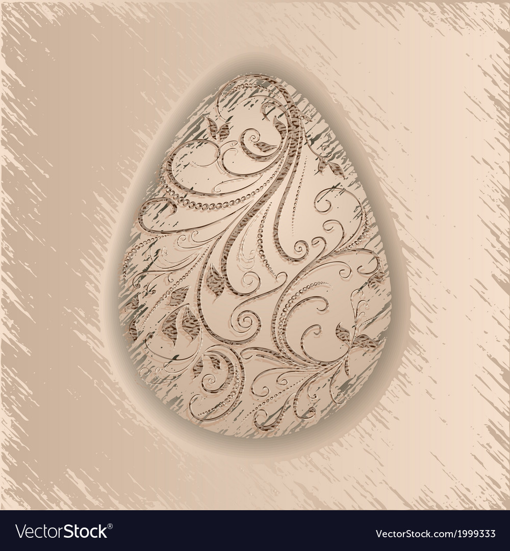 Easter egg Royalty Free Vector Image - VectorStock