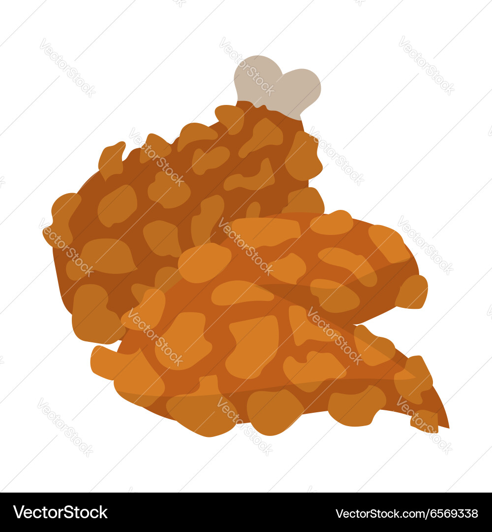 Chicken legs in cartoon style Royalty Free Vector Image