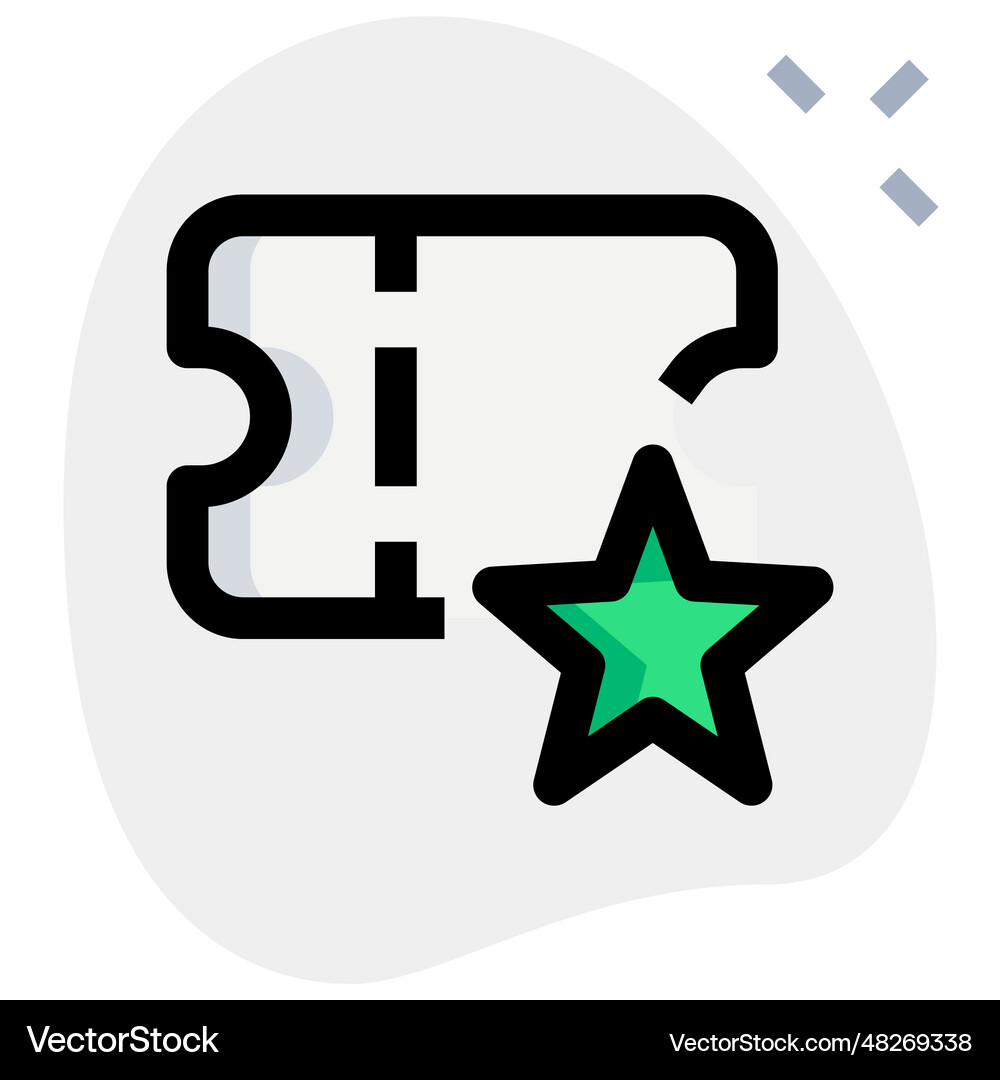 Great offers available on star voucher Royalty Free Vector