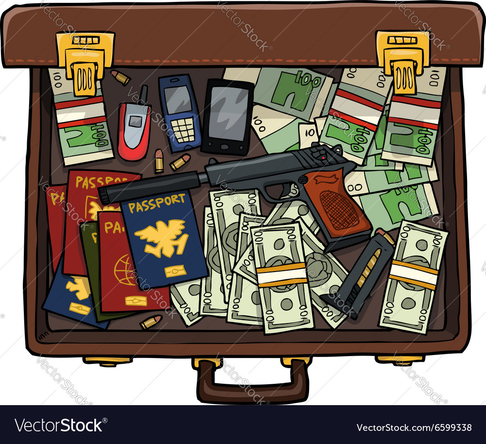 Spy case Royalty Free Vector Image - VectorStock