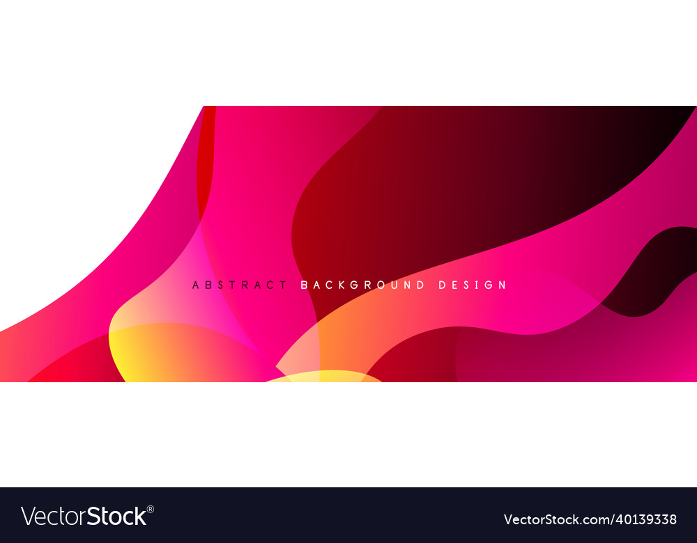 Trendy simple fluid color gradient abstract Vector Image