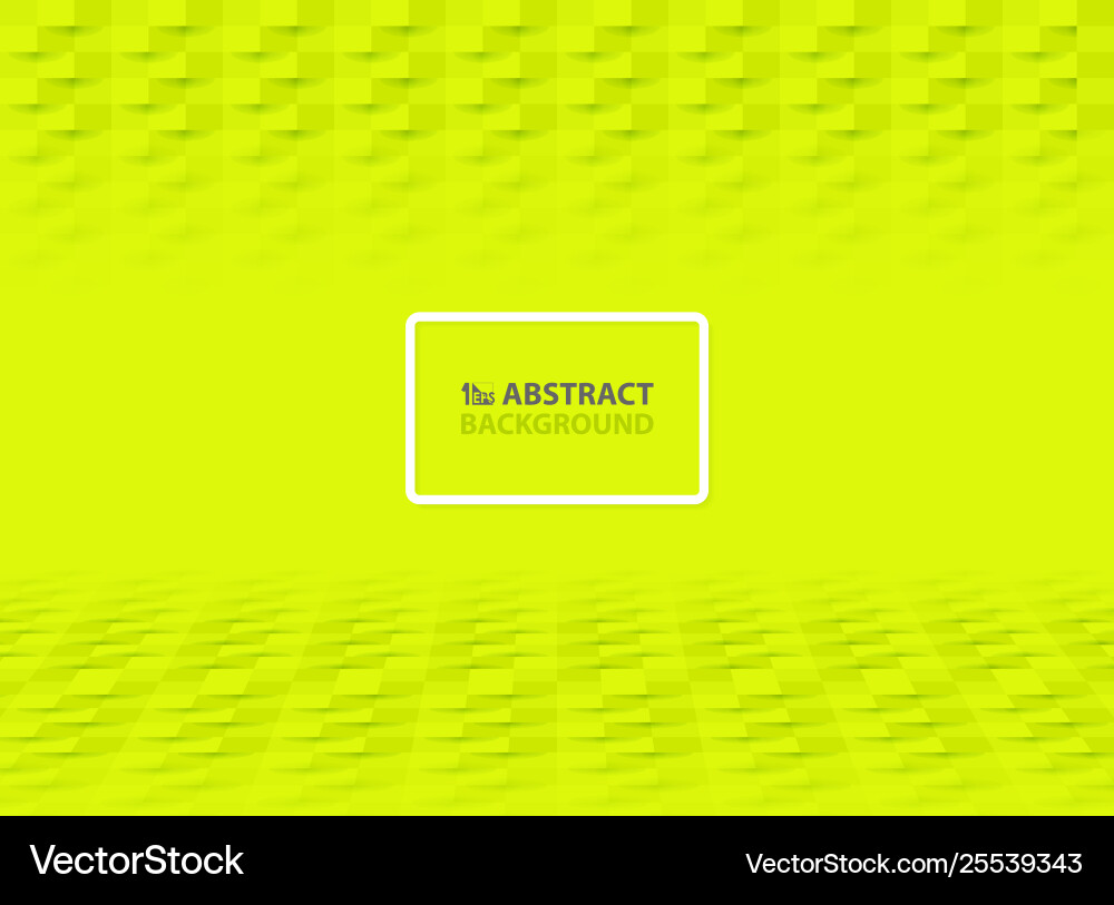Abstract green paper cut design decoration Vector Image