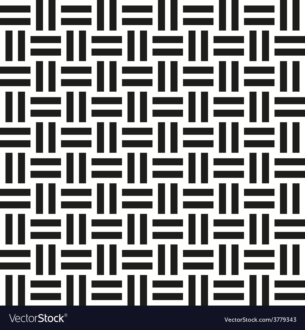 Abstract wicker seamless pattern Royalty Free Vector Image