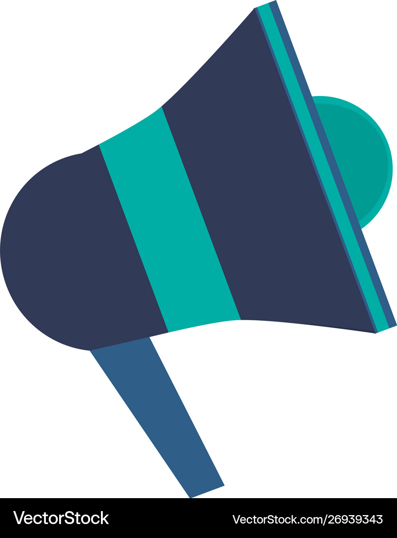 Bullhorn advertising symbol Royalty Free Vector Image