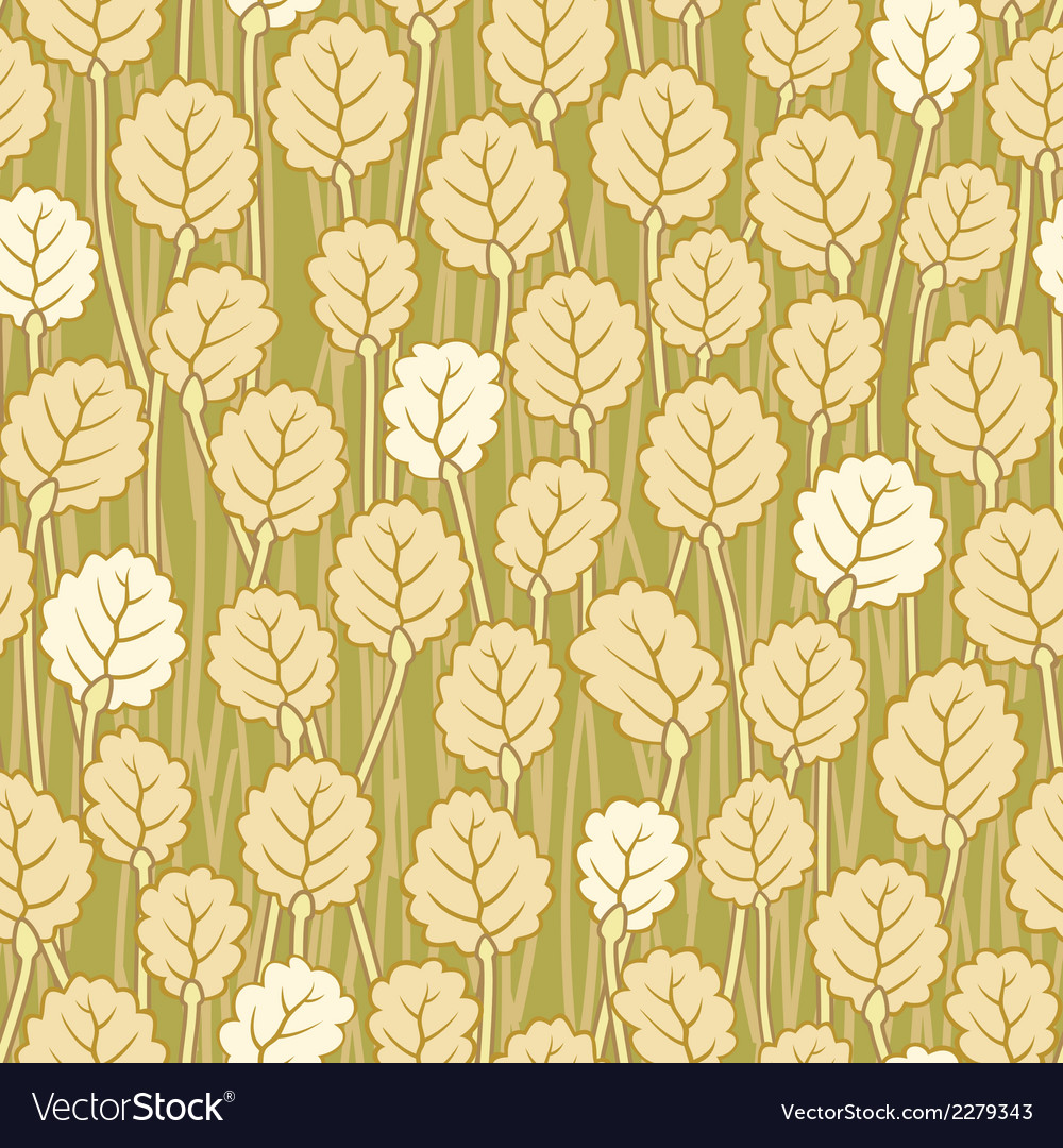 Floral Leaf Pattern Background Royalty Free Vector Image