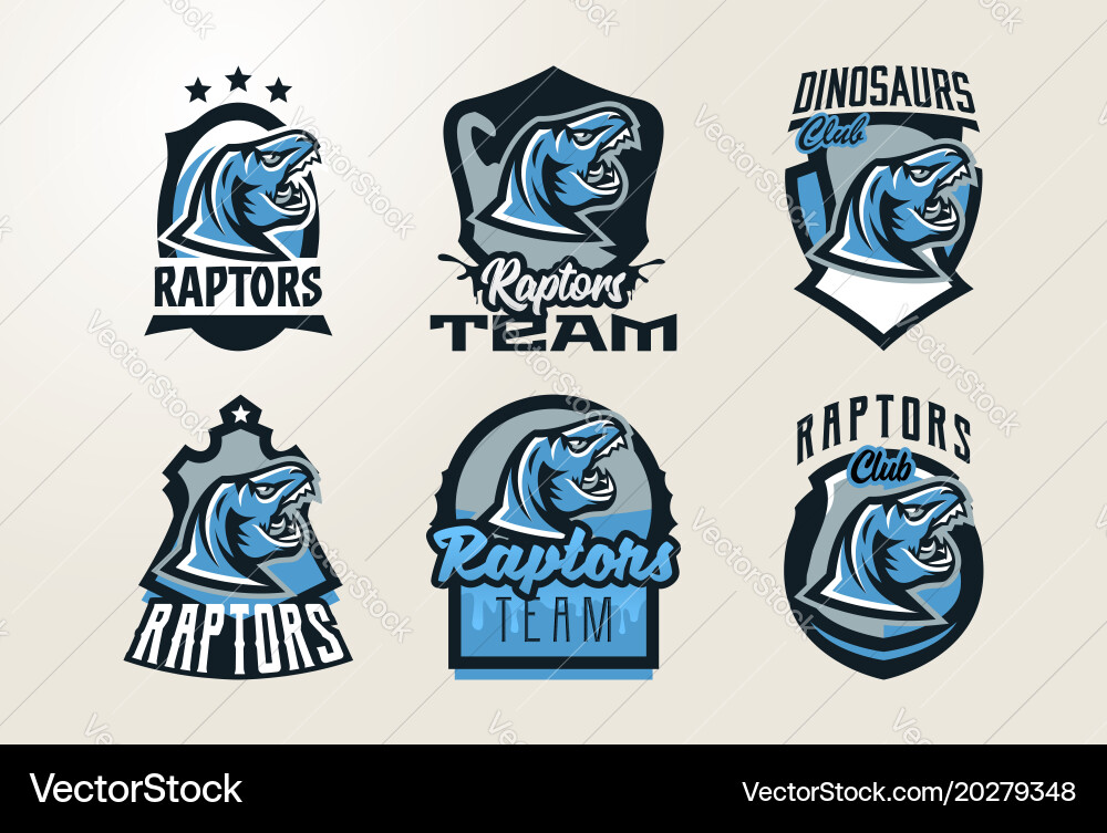 A collection of emblems stickers badges logos Vector Image