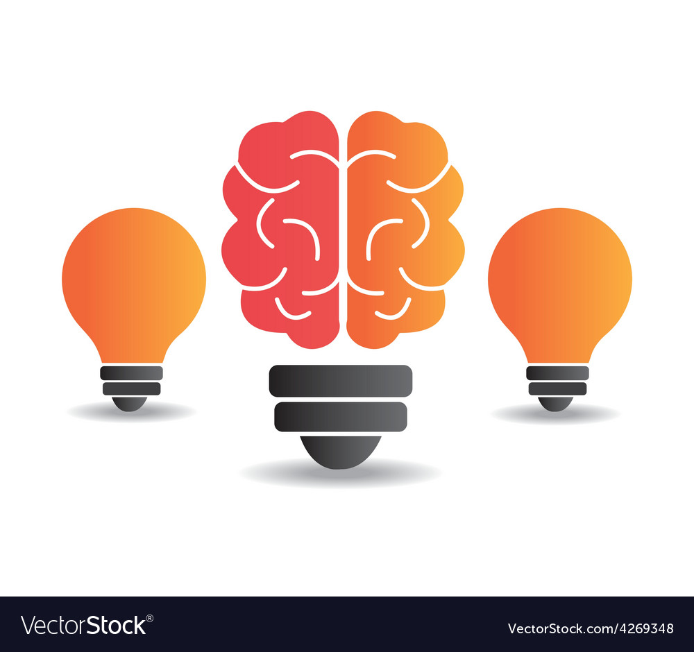 Brain design Royalty Free Vector Image - VectorStock
