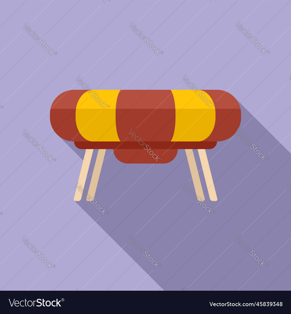 Kid trampoline icon flat water park Royalty Free Vector Kid trampoline icon flat water park Royalty Free Vector
