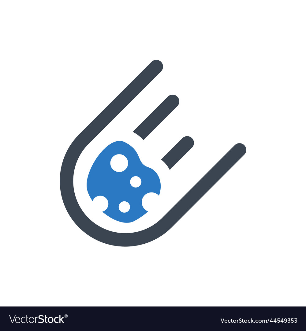 Comet icon Royalty Free Vector Image - VectorStock