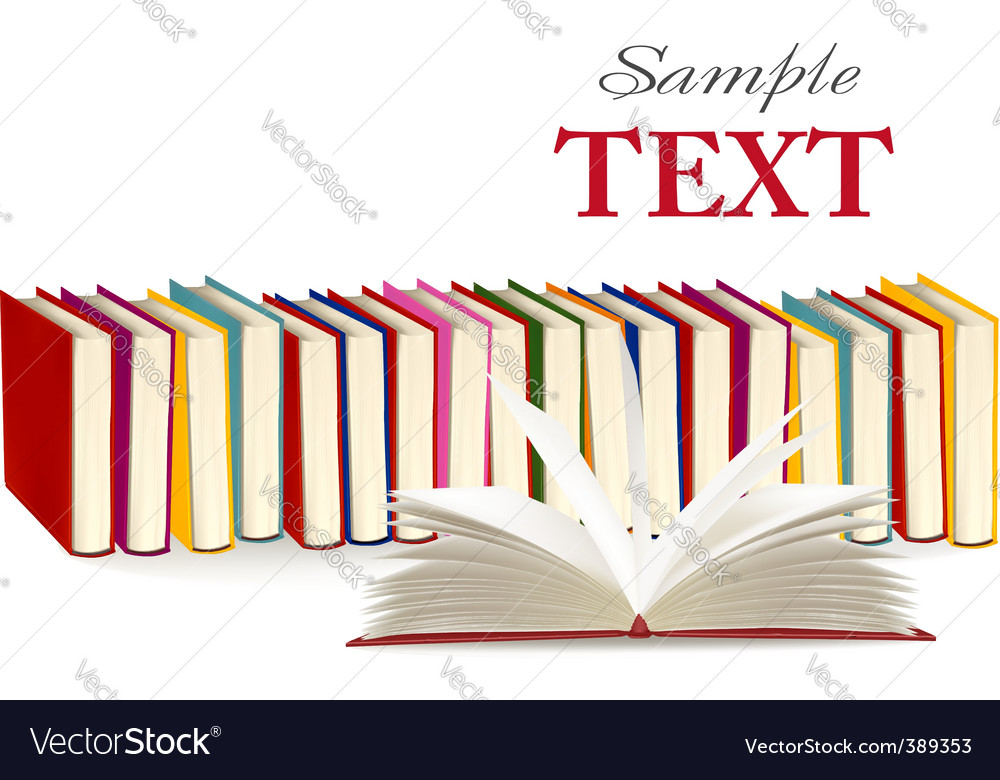 Open book Royalty Free Vector Image - VectorStock