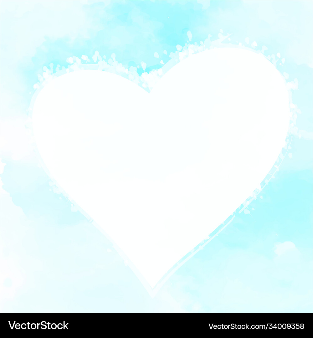 Heart from cloud background Royalty Free Vector Image