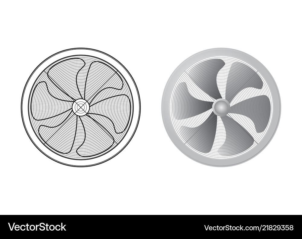 Set of fans Royalty Free Vector Image - VectorStock