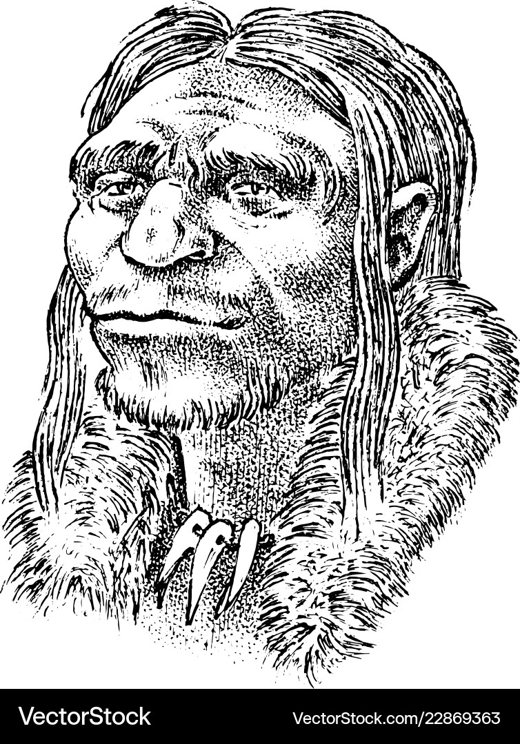 Primitive people prehistoric period ancient Vector Image