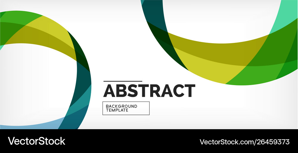 Colorful wave lines abstract background color Vector Image