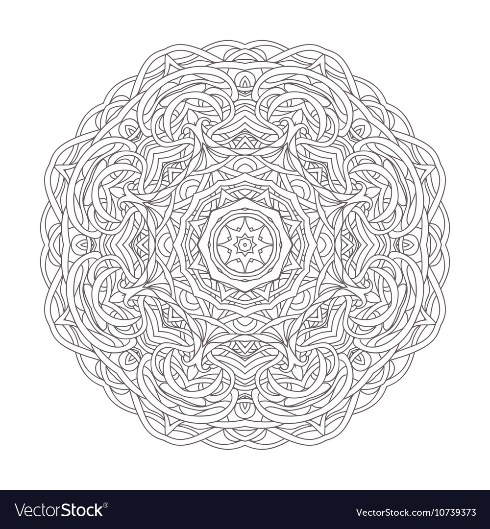 Mandala Vintage decorative Royalty Free Vector Image