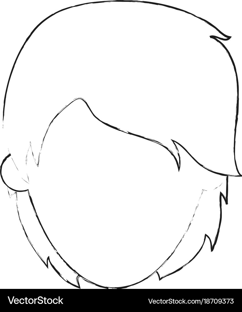 Woman faceless cartoon Royalty Free Vector Image