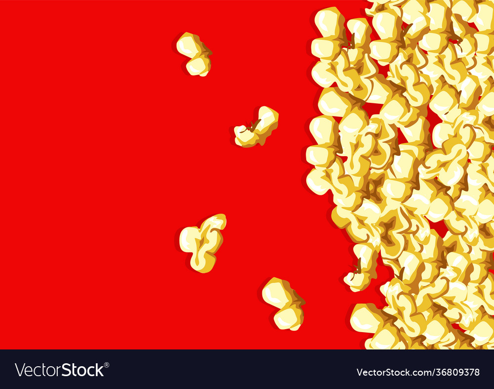 Popcorn background Royalty Free Vector Image - VectorStock