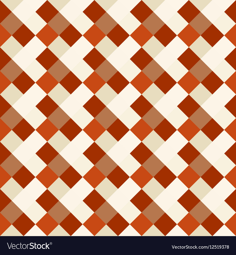 Seamless geometric checked pattern diagonal Vector Image